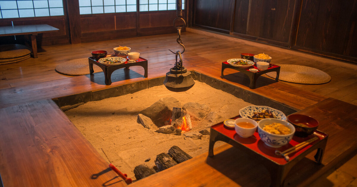 Vacation Rentals - Relax around the irori (Japanese sunkun hearth ...